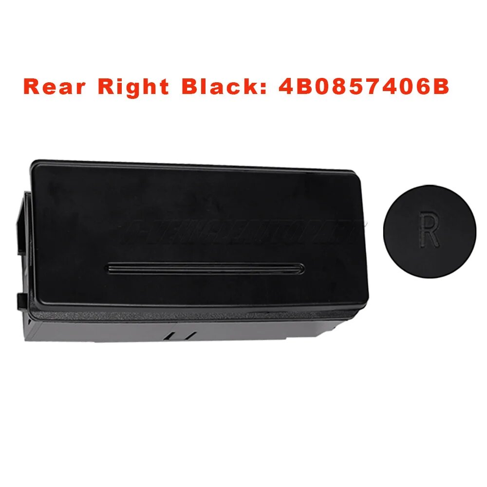 Пепельница задняя правая черная Audi VW 4B0857406B