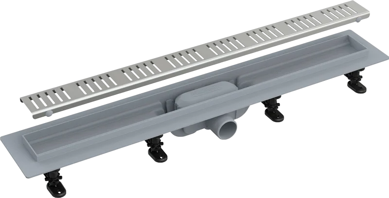 Душевой трап (лоток) AlcaPlast APZ19 APZ19-650 с решеткой и опорами