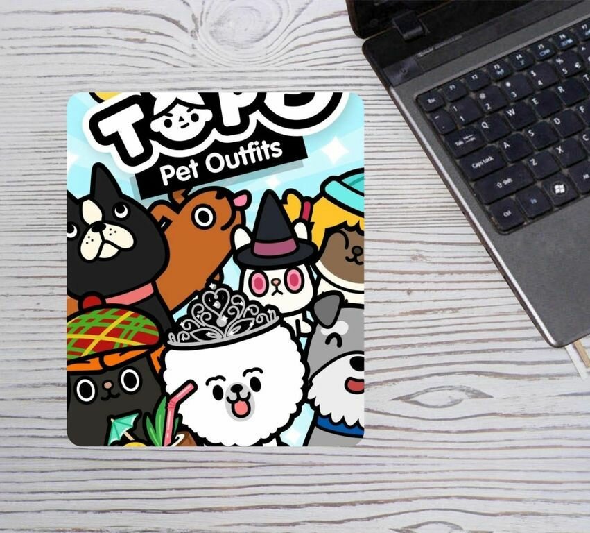 Коврик для мышки игровой 36 на 29 см MIGOM Тока Бока, Toca Boka №4
