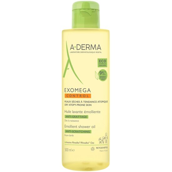 Масло для душа A-derma Exomega Control Смягчающее, 500 мл