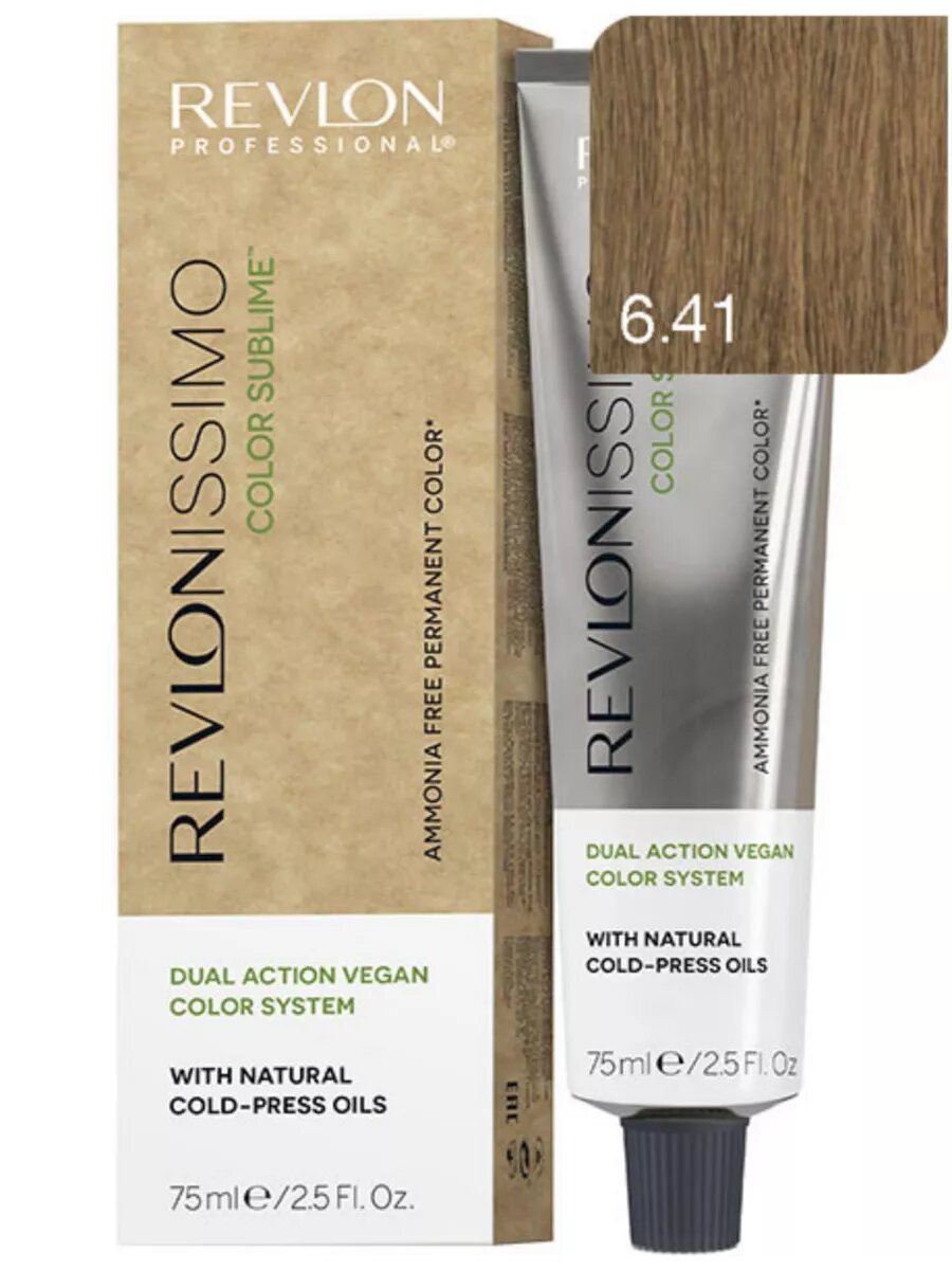 Revlon COLOR SUBLIME VEGAN 6-41 Медно-Пепельный 75мл