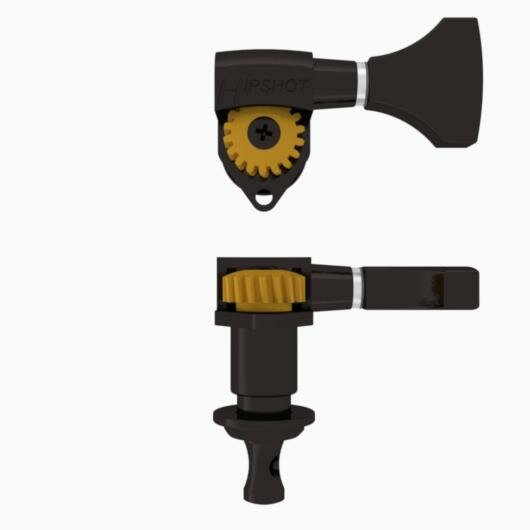 Колок одиночный HIPSHOT CLASSIC OPEN 6GN0B, левый, черный