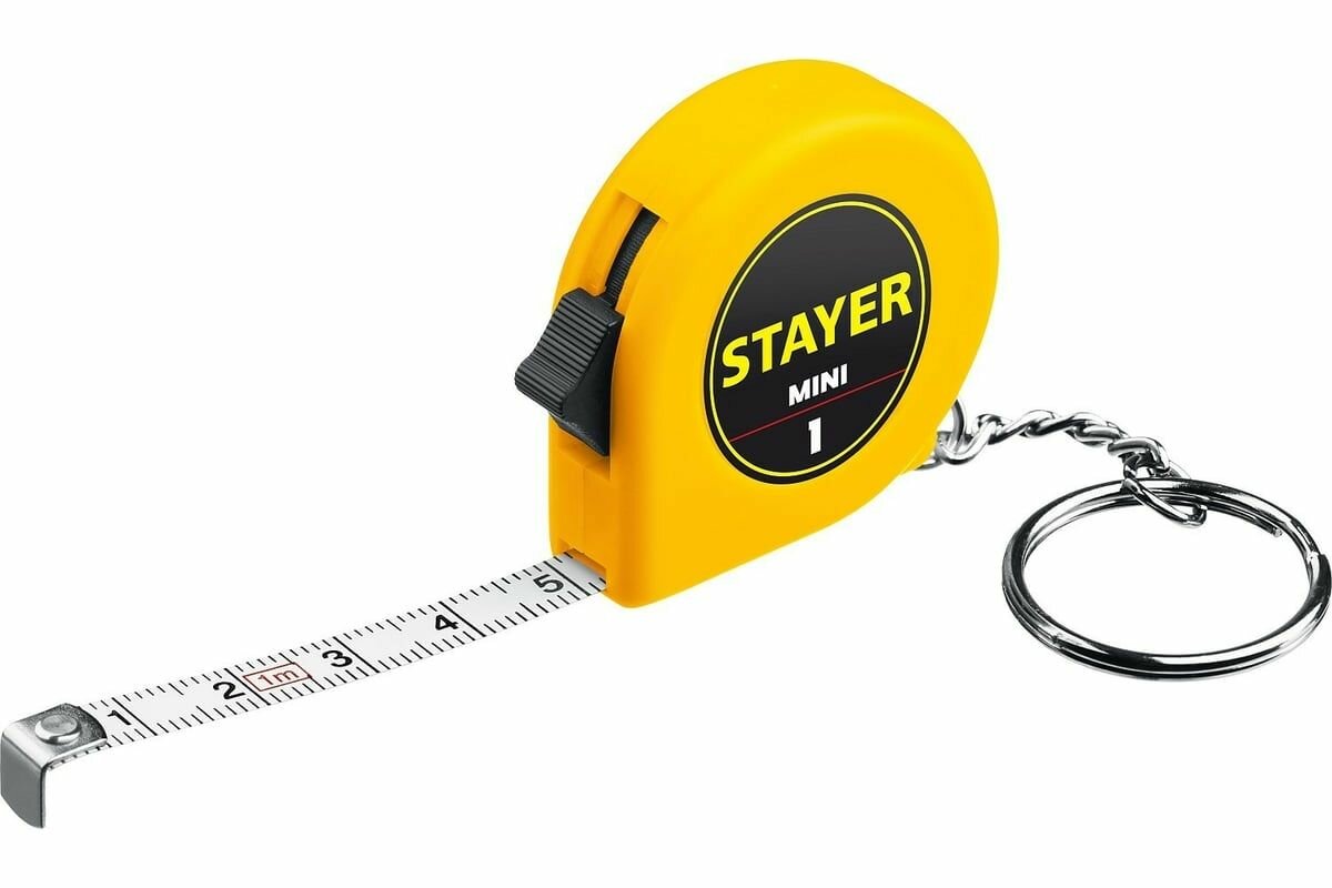 Рулетка-брелок STAYER Mini 1м / 6мм 34140-1_z02