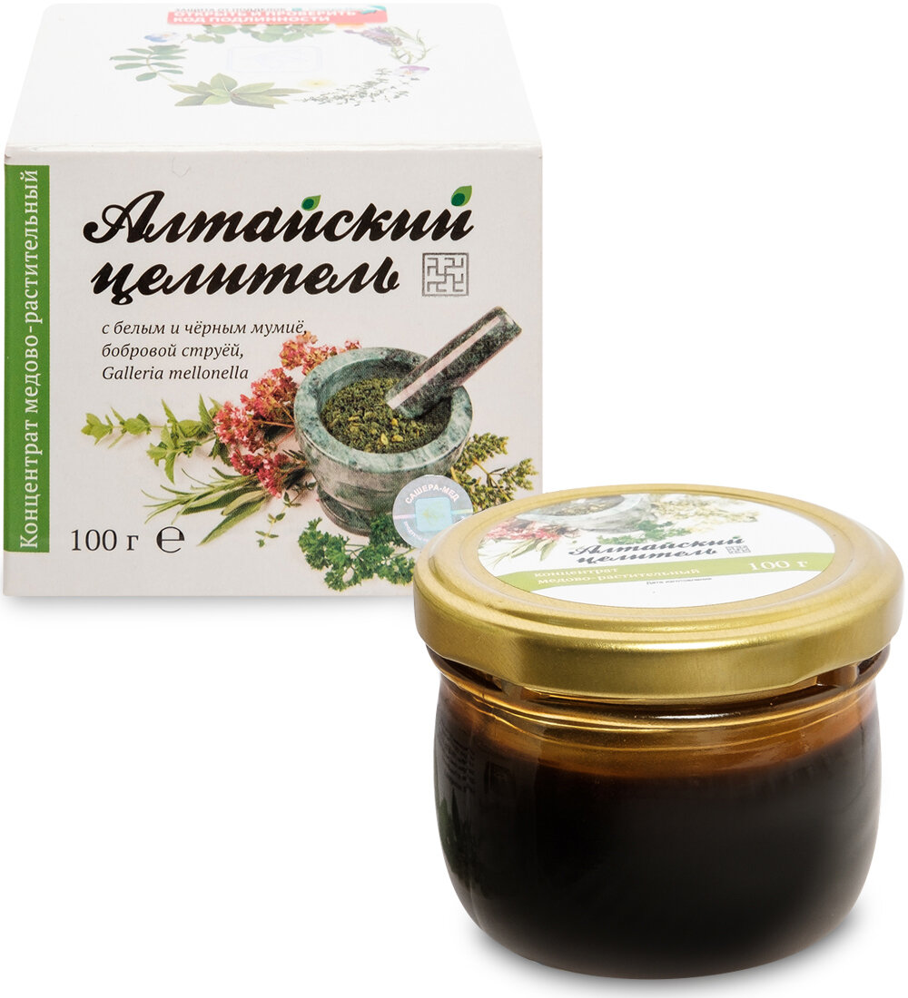 Сашера-МЕД Медово-растительная композиция "Алтайский целитель"