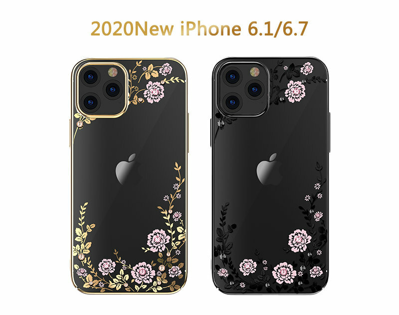 Чехол PQY Flora для iPhone 12/12 Pro Чёрный
