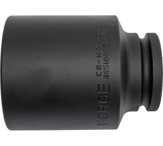 Головка ударная 6-гранная длинная (55 мм; 100 мм; 3/4) FORCE 46510055
