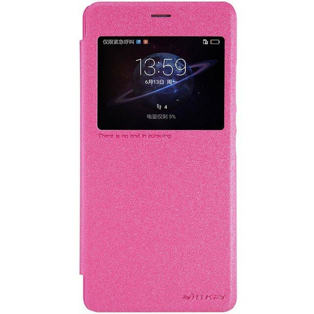 Чехол Nillkin Sparkle Series для Huawei Honor V8 Rose (малиновый)
