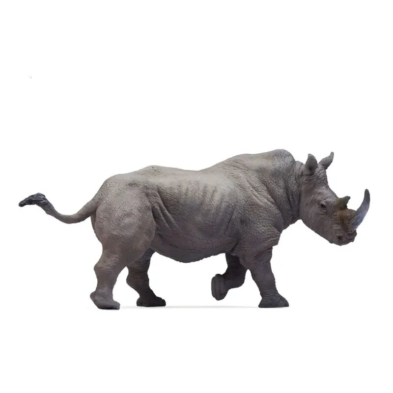 Модель белого носорога из ПВХ