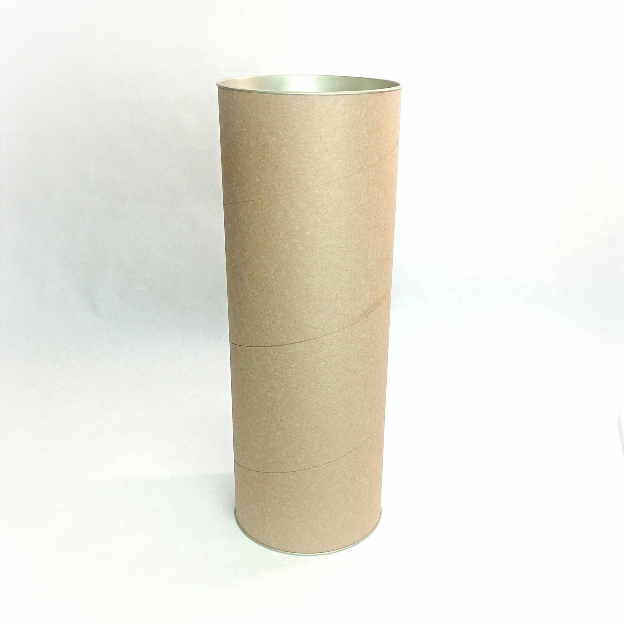 Тубус картонный с металлическими крышками D120х350 мм (внутри 120х330 мм), 3 шт.