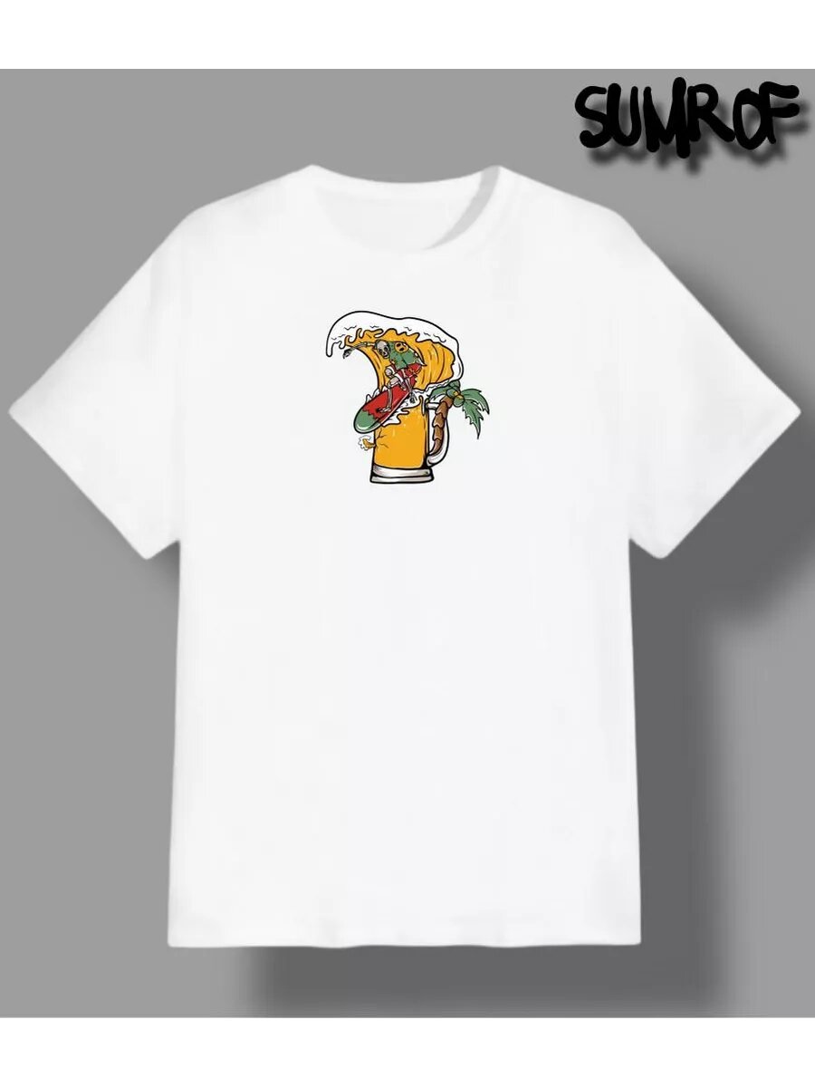 Футболка волна пива