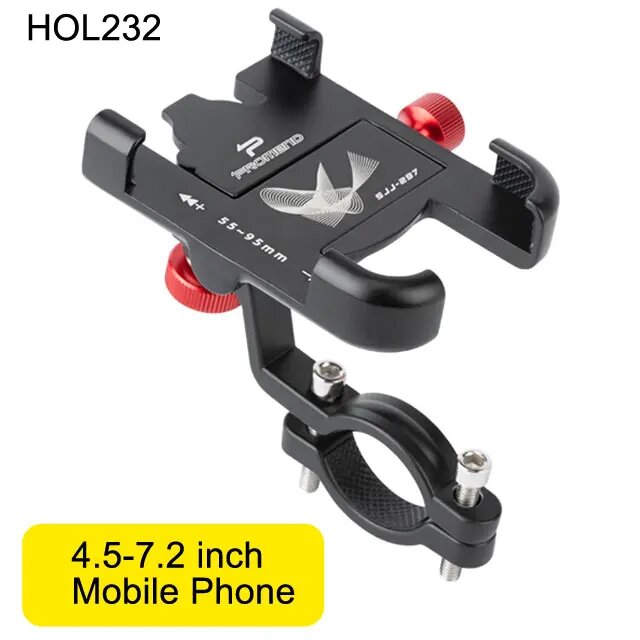 NEWBOLER HOL232 Держатель для телефона на велосипед черный