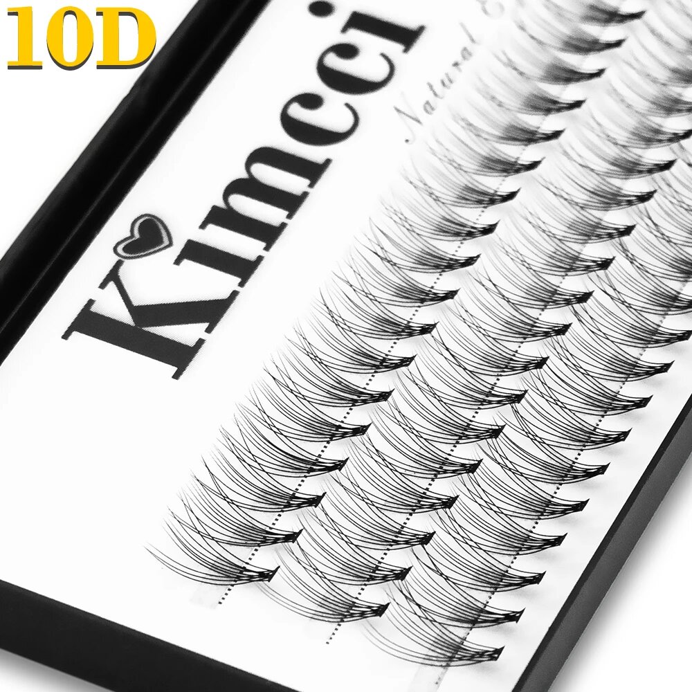 Kimcci ресницы накладные 10шт, 15 мм, черные, изгиб dd
