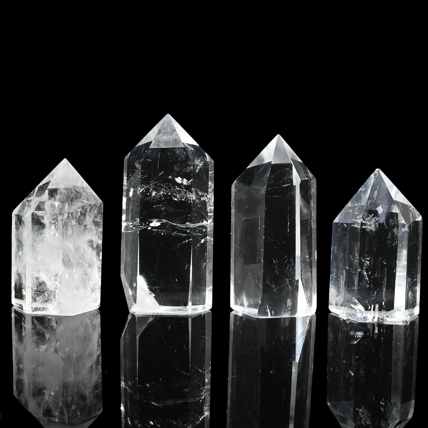 Кристалл горного хрусталя 1С "Карандаш" 20*25*43мм, 30-39г .