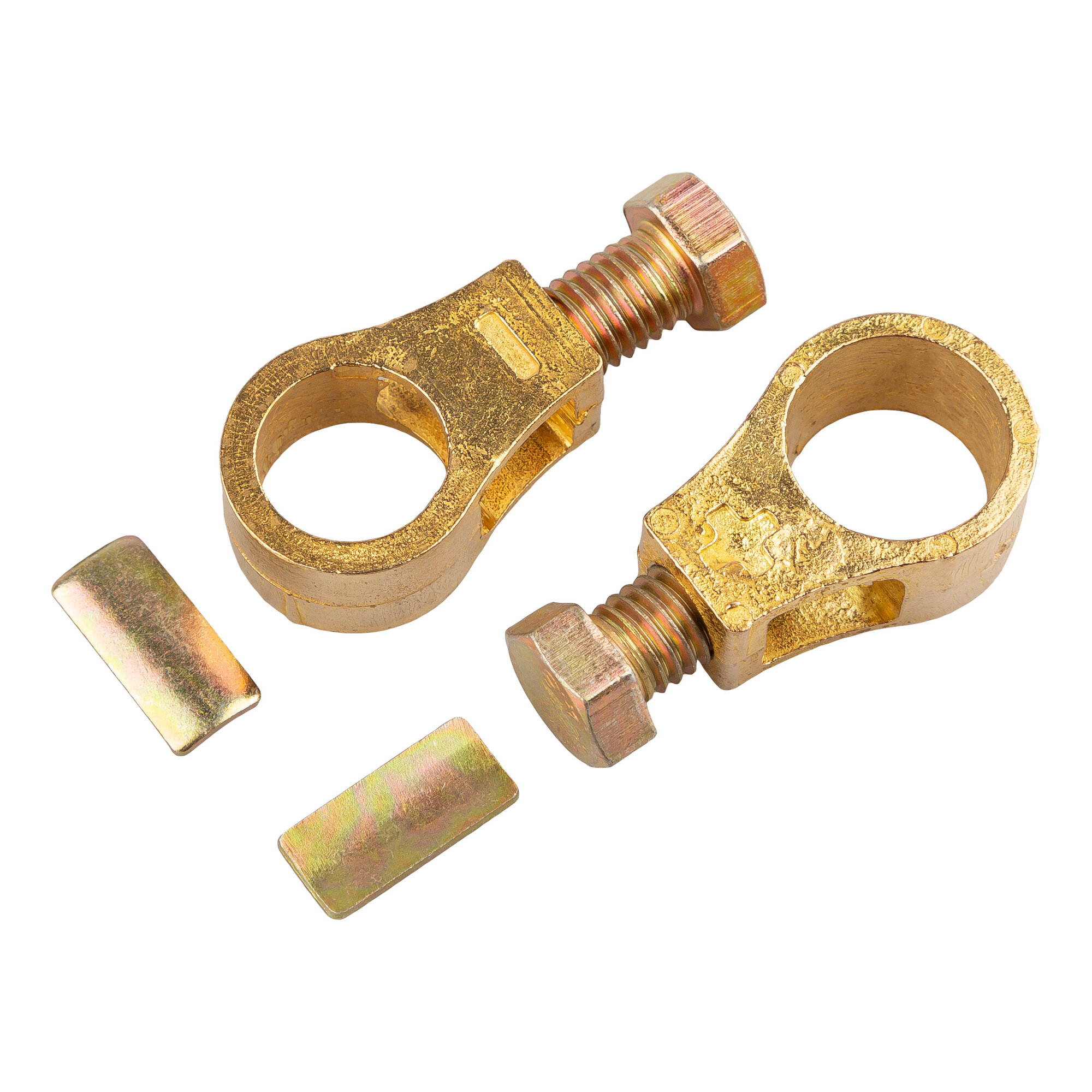 Клемма АКБ WB45 латунь (под зажим провода болтом М10), 2шт. (WB)