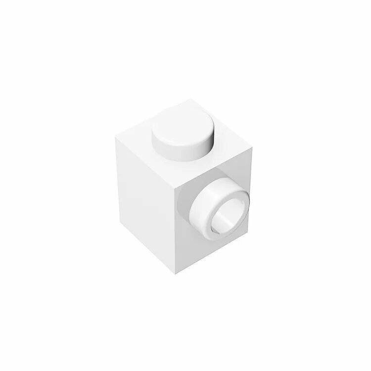 Gobricks конструктор, Белый, 10 шт, Moc 87087, Color: 090