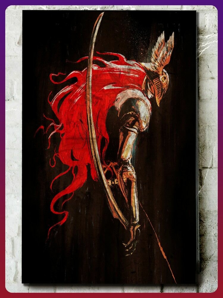 Картина интерьерная на рельефной доске Игры Dark Souls - 62412169
