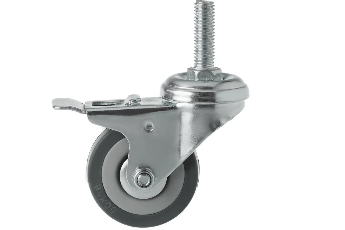 SCtgb поворотное аппаратное колесо с болтом и тормозом, 50 мм, 25 кг, A5 1000347