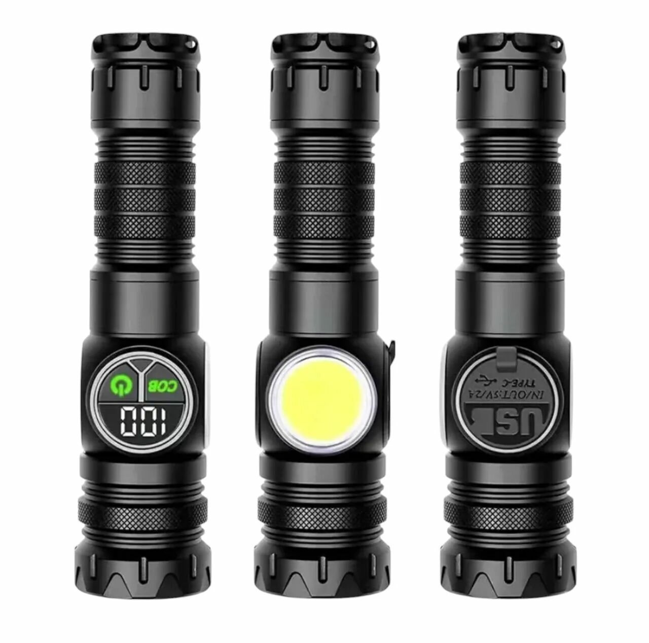 Мощный Аккумуляторный ручной фонарь H-3200-PM30-TG