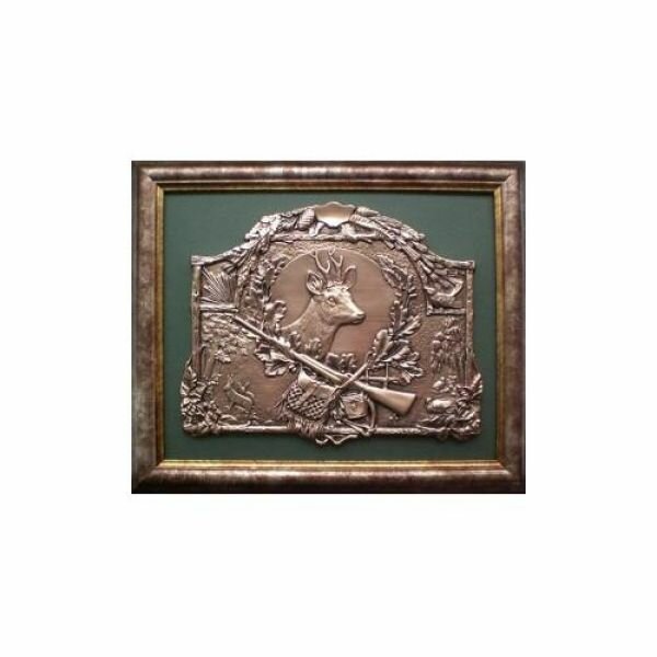 Плакетка "Охота олень" 30х35 64171 GT