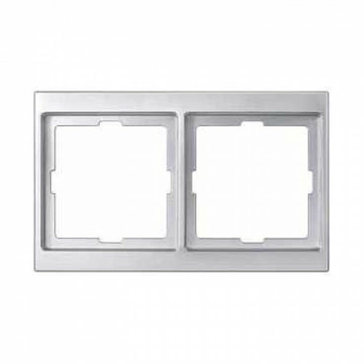 Рамка Schneider Electric Merten/System Design/Trancent 2 поста, алюминий IP20 MTN482260