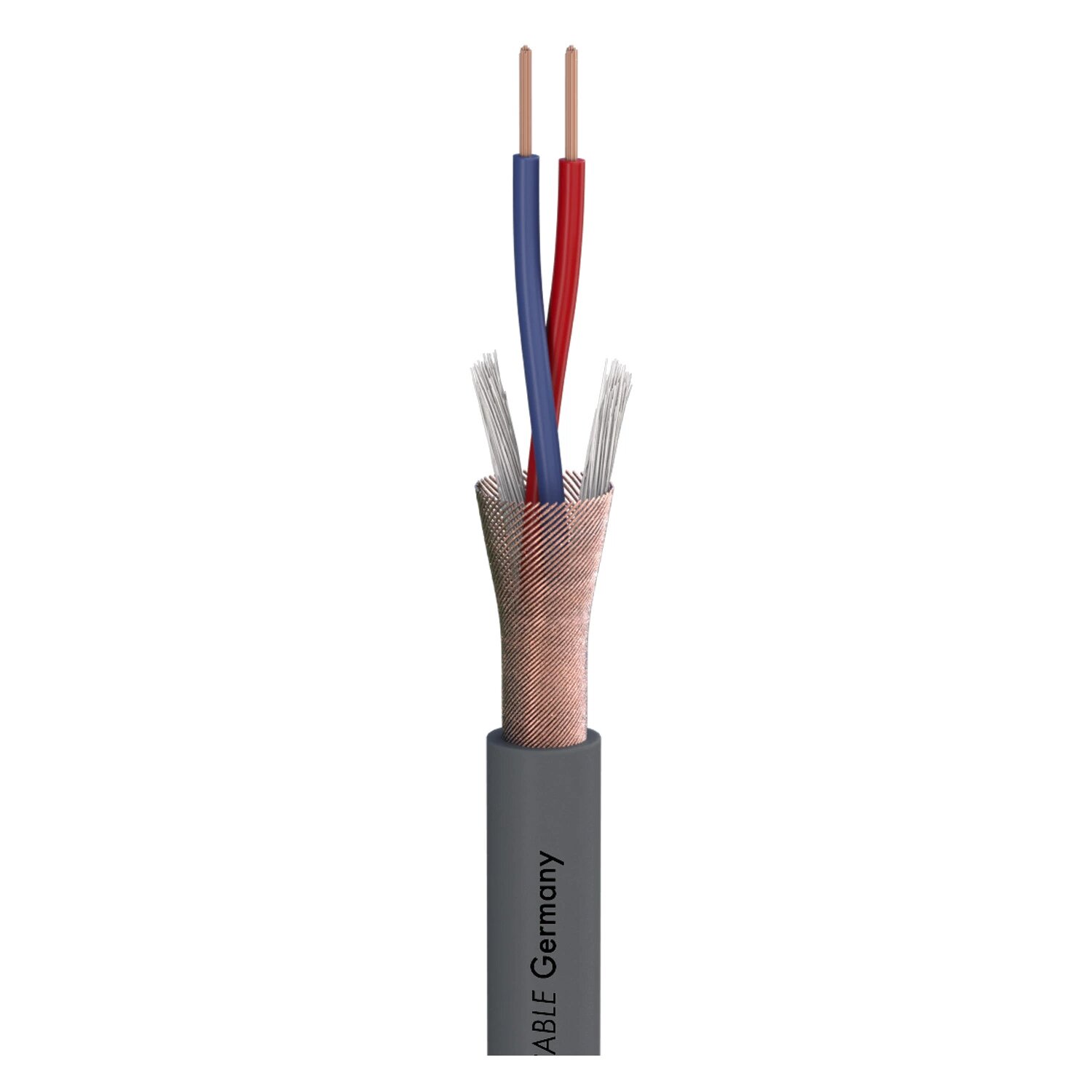 Кабель микрофонный на катушках Sommer Cable 200-0006 Stage 22 Highflex Grey 100.0m, катушка