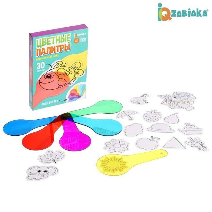 Развивающая игра ZABIAKA "Цветные палитры" (6250624)