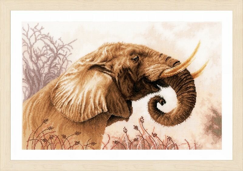 Набор для вышивания Lanarte An elephant call, 43х26 см (ND. LAN. PN-0194787)