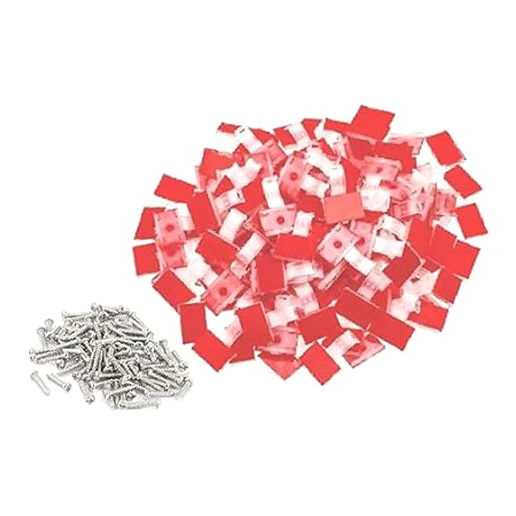 100шт Светодиодные Полосы Света Монтажный Зажим Клейкий Кабельный Зажим Внутренние Полосы Держатель Света Самоклеящиеся Монтажные Кронштейны