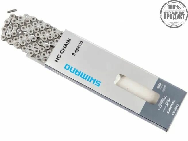 Цепь Shimano XT, HG93, 9ск, 116 зв, амп. пин (1шт)