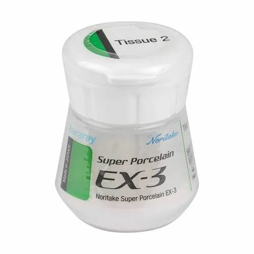 Стоматологический материал Noritake EX-3. Масса керамическая для металлокерамики Норитаки. Десневая масса Tissue 2 (10 гр)
