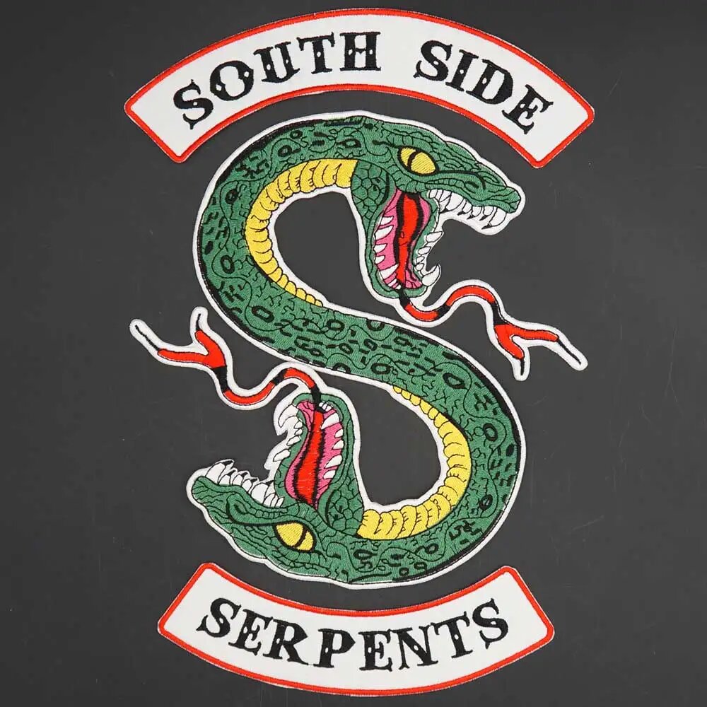 SOUTH SIDE SERPENTS Змея вышивка заплатка
