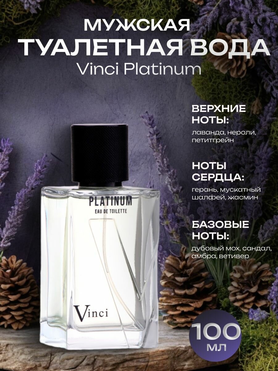 Туалетная вода мужская Платинум