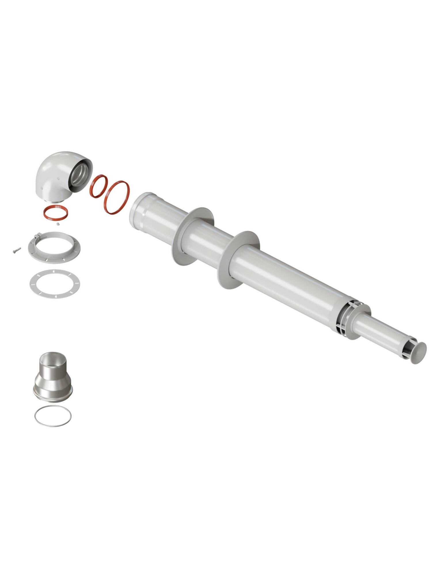 Дымоход комплект Federica Bugatti 60x100x1000 мм