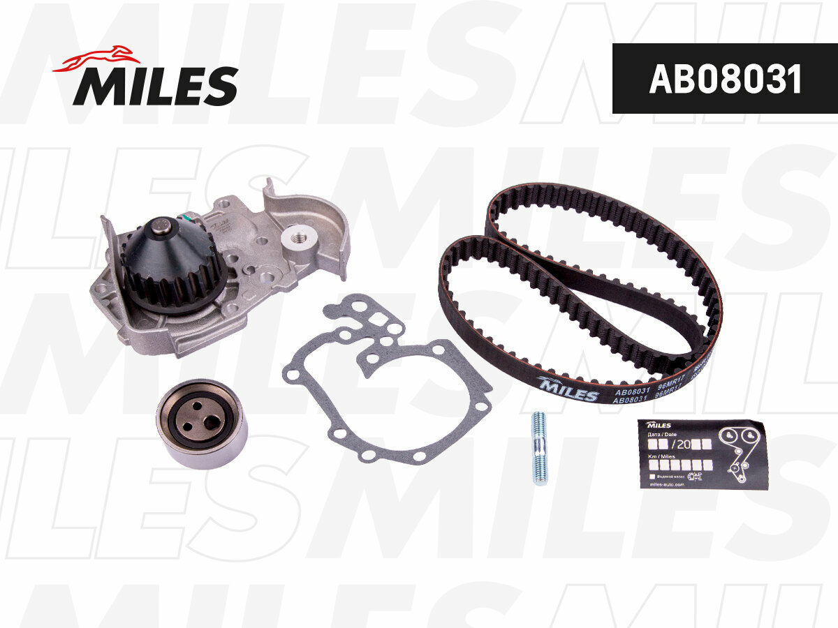 Комплект ремня ГРМ RENAULT LOGAN/SANDERO (Z=96) 8V 04- (с помпой)