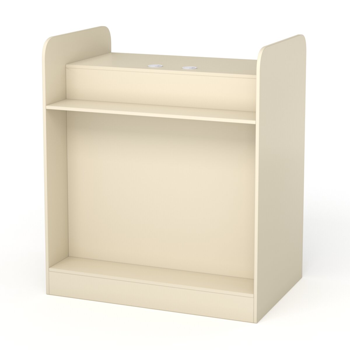 Каркас кассовых столов "ривьера молди" №1, 1А, 3, 3А (правосторонний), Крем Вайс