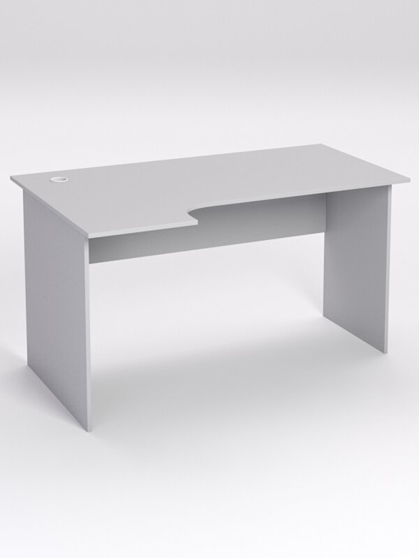 Стол эргономичный офисный СЭ-19 (левосторонний), Серый. Производитель товара - компания Westcom.
