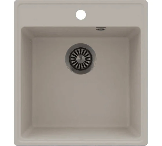 Кухонная мойка Maunfeld Perla 460 MFQS-460LBG светло-бежевый