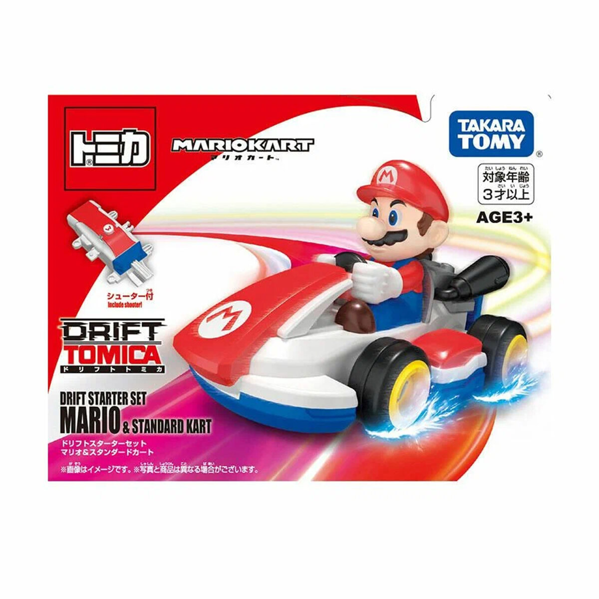 Takara Tomy Tomica Marlokart Drift Starter Set Mario & Standard Kart / Стартовый набор для дрифта , Супер Марио