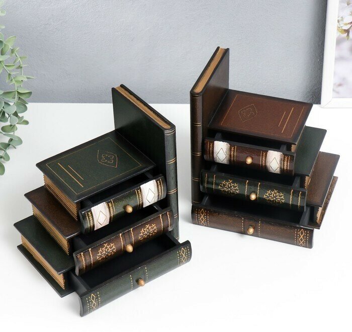 Держатель для книг из дерева стильный органайзер для книжной полки, предотвращает падение книг и украшает интерьер