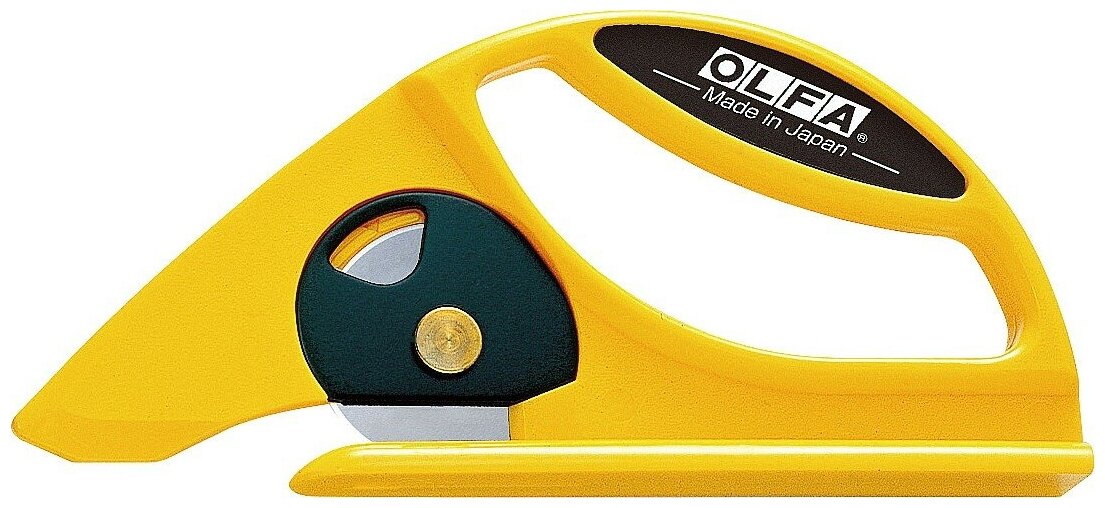 Нож OLFA с круговым лезвием 45 мм 12 режущих секторов пластиковый корпус винтовой фиксатор