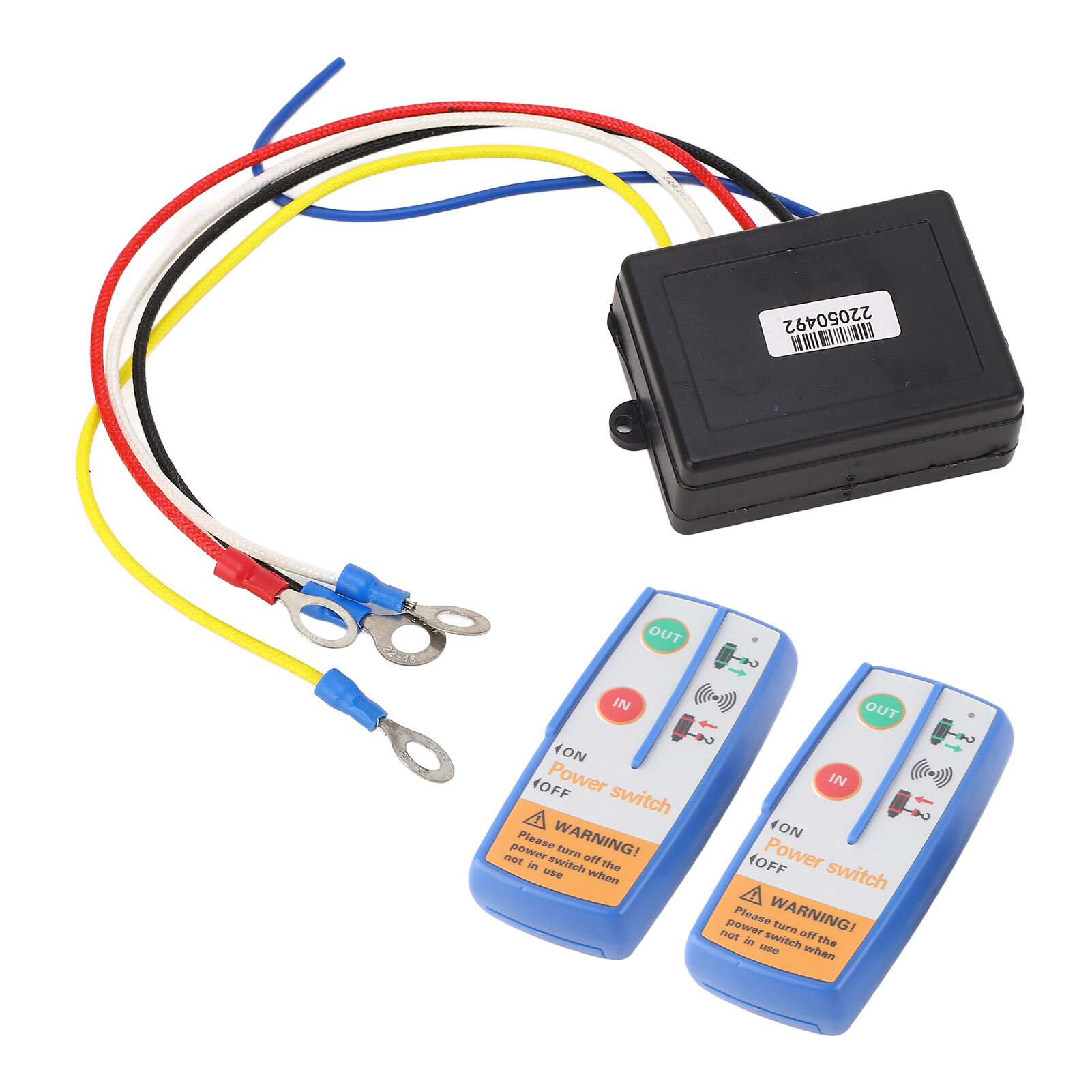 Электрическая лебедка с беспроводным дистанционным управлением, система управления переключателем 150 футов 12 В для грузовиков, квадроциклов, внедорожников