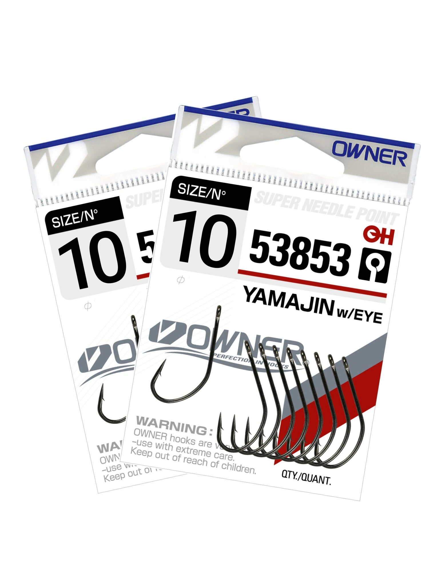 OWNER Крючок Yamajin w/eye BC №10 13шт 2 упаковки