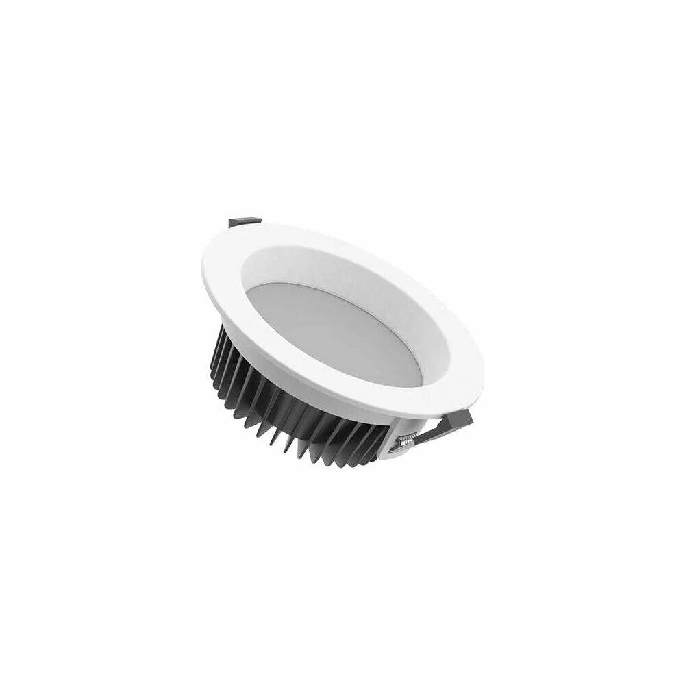 VARTON Светодиодный светильник DL-01 круглый встраиваемый 190x29 мм диаметр монтажного отверстия 170 мм 16 Вт 4000 K IP54/20 RAL9010 белый матовый V1-R0-00083-1000O-4401640