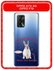 Чехол на Oppo A74 / Оппо A74 с принтом "Heal the rabbit", прозрачный