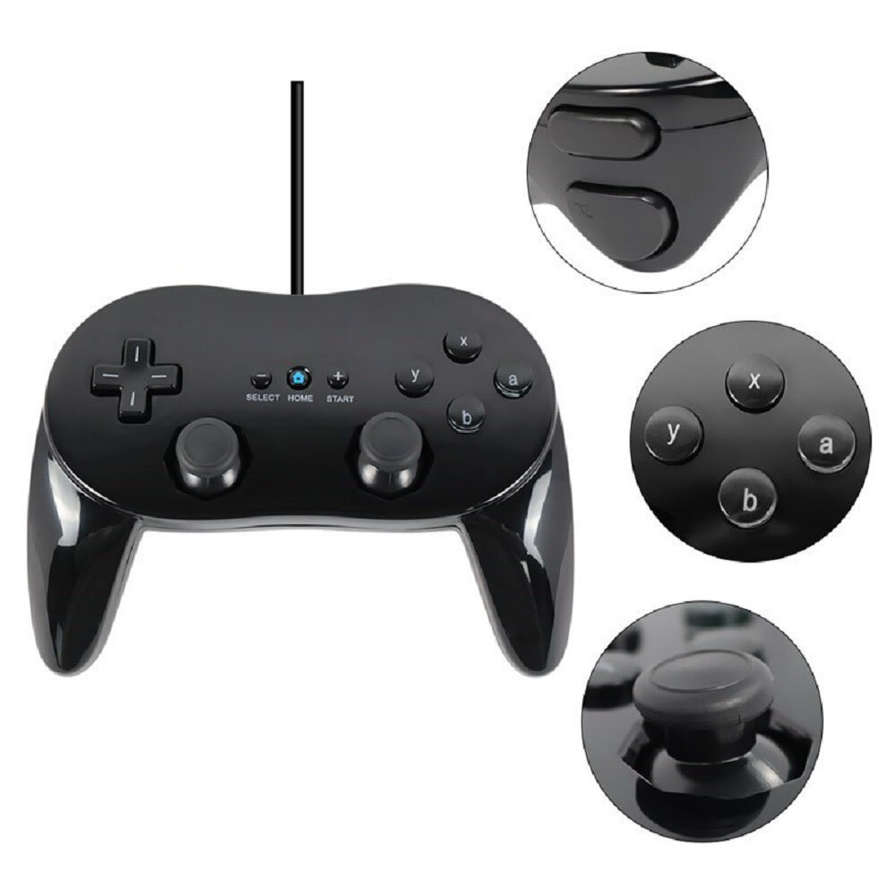 Проводной игровой контроллер для пульта wii, игровой контроллер pro, джойстик для nintendo wii wii u