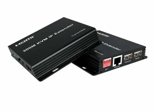 HDMI+USB KVM по IP удлинитель по витой паре UTP до 300 метров