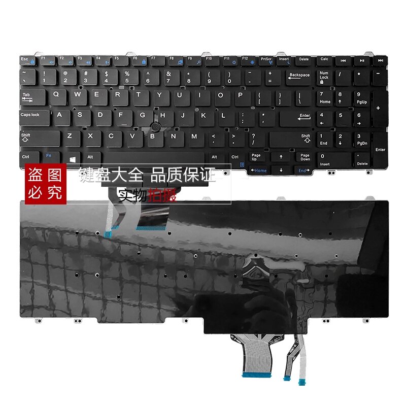 Подходит для клавиатуры DELL E5550 E5570 M3510 M7510 M7520 M7710 M7720 Новый, английский язык, без подсветки.