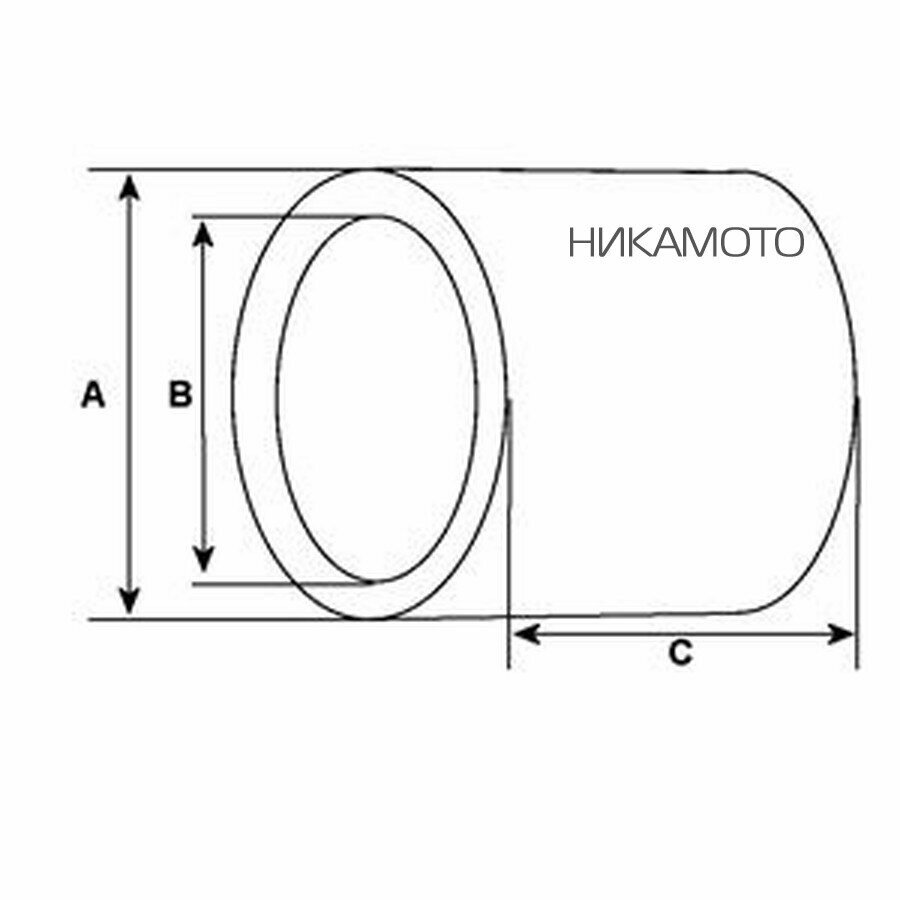 HC-CARGO B140019 Втулка стартера по 10шт. Bosch 14.1x18.1x14\ Audi 100D <85