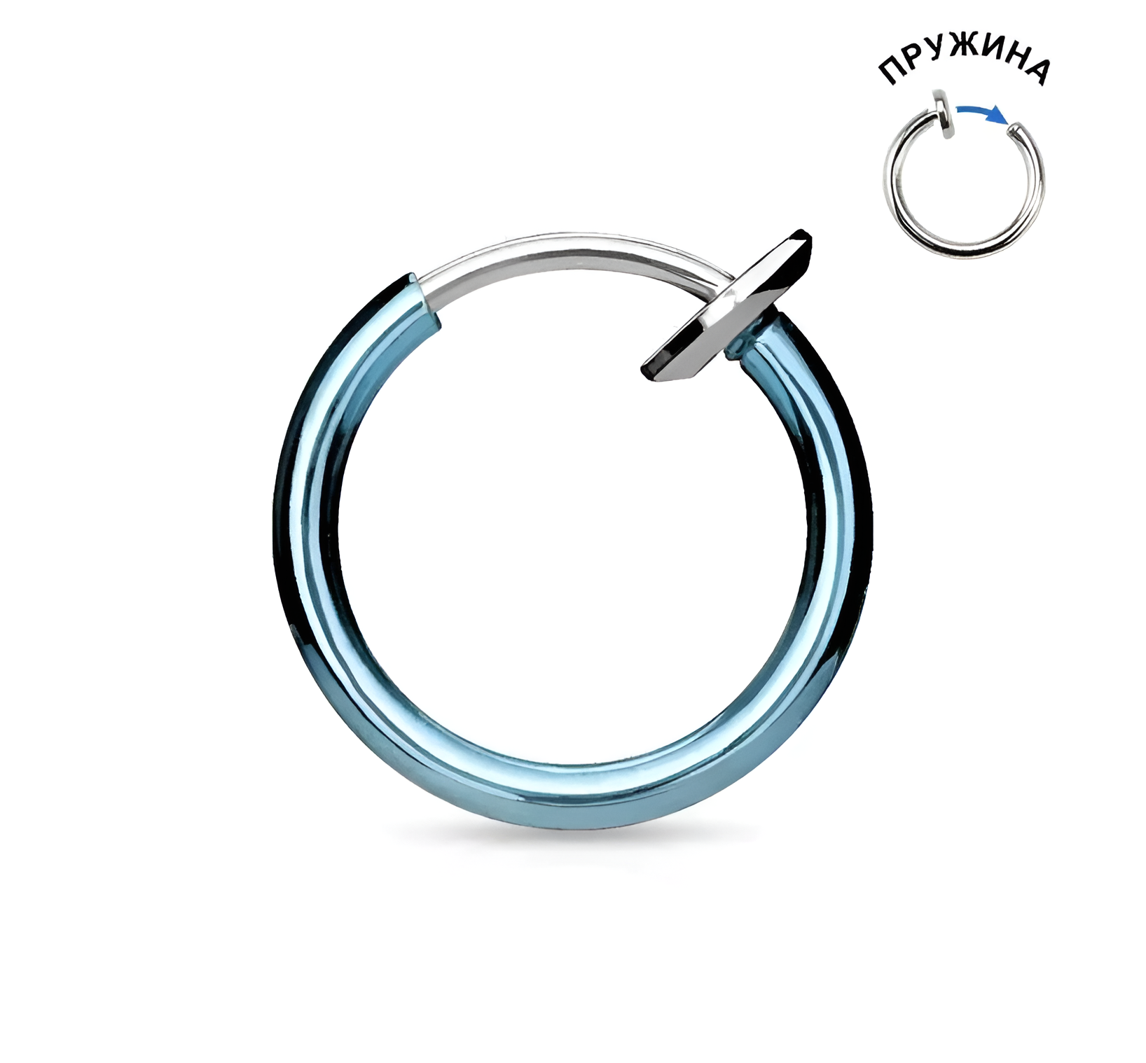 Серьги одиночные, металл