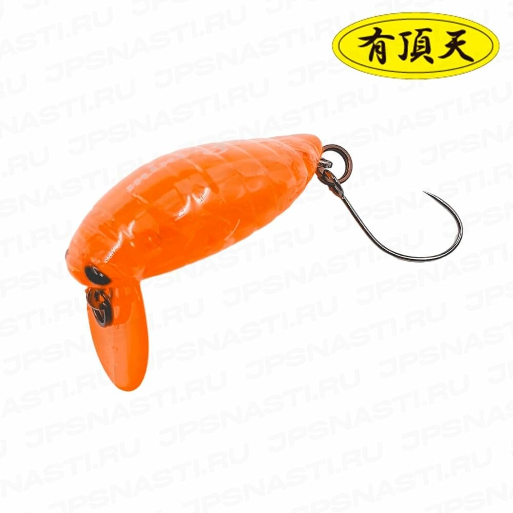 Воблер Tackle House Elfin Mini Cicada S, 2.1 г, Uchoten Oraora Orange.